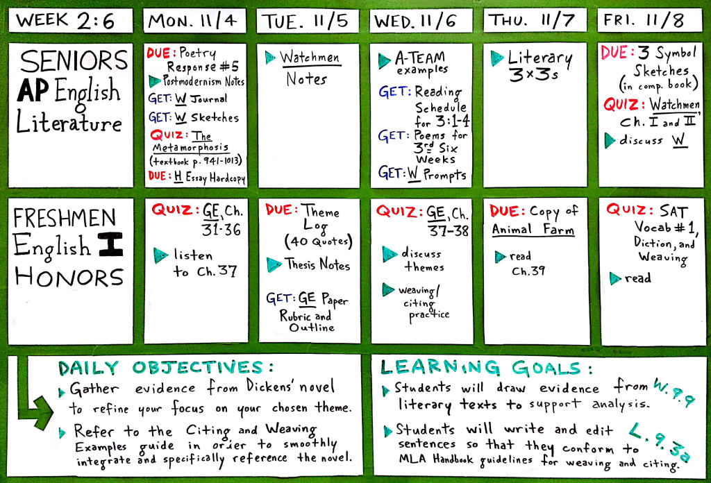 literary 3×3 | BentonEnglish.com